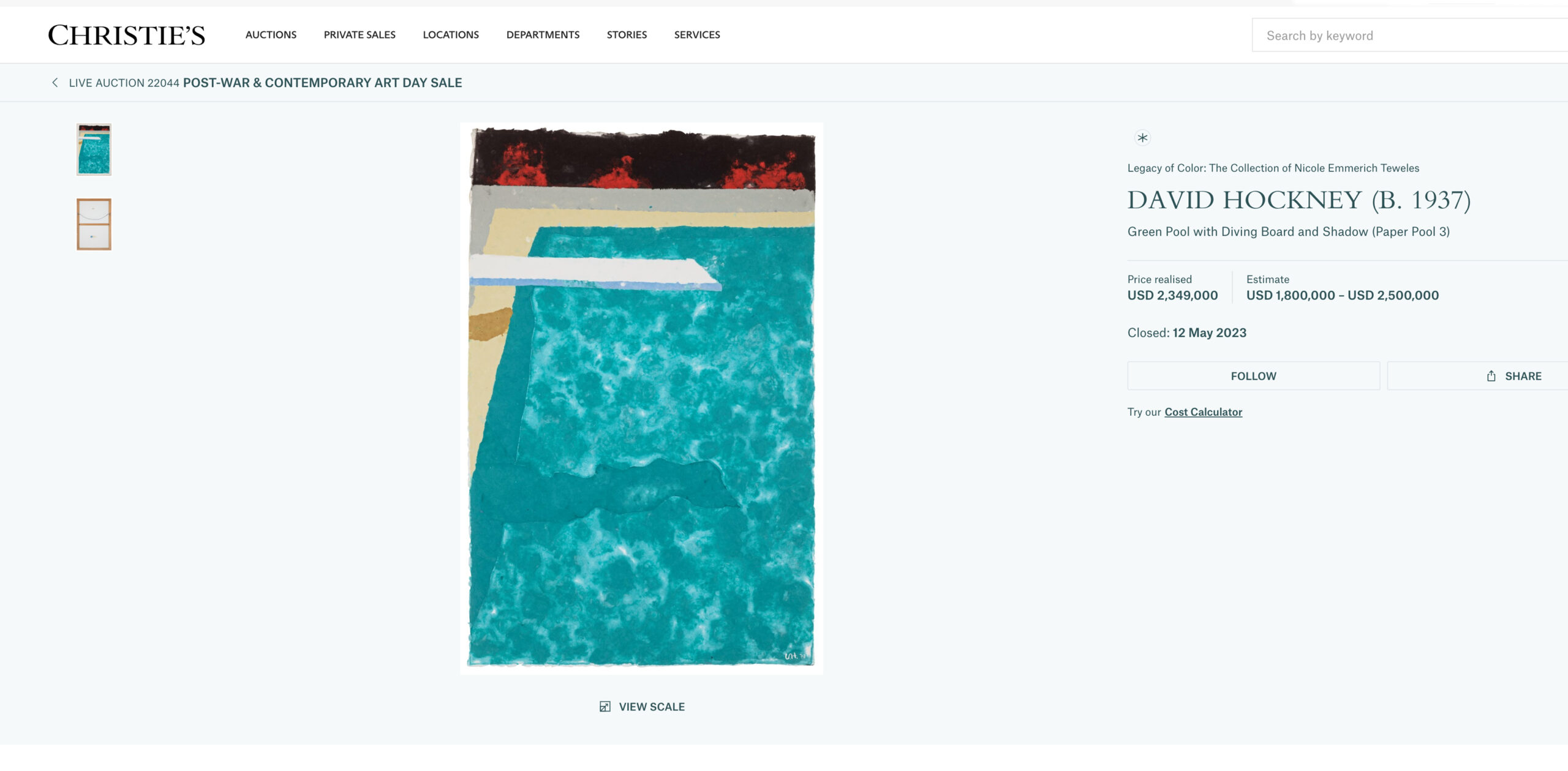 The Seven Most Expensive David Hockney Prints - Mark Littler