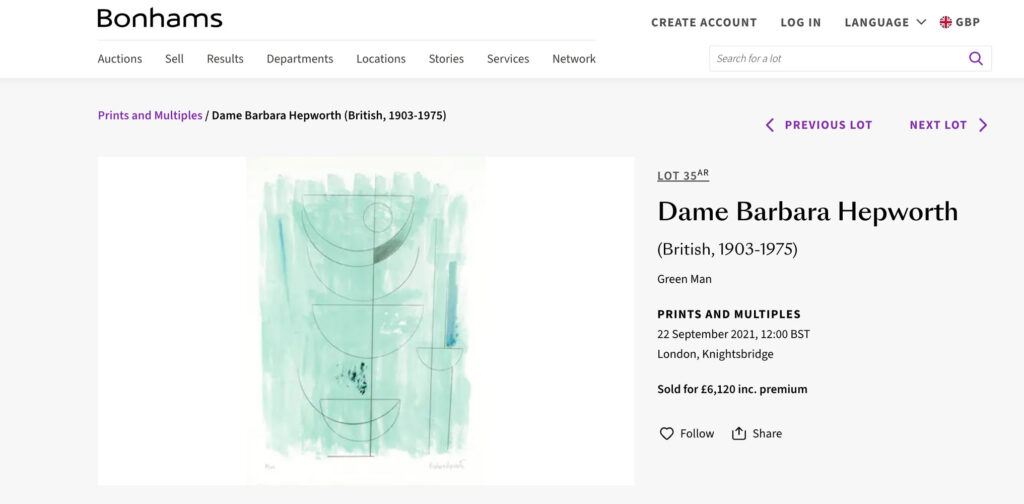 The Five Most Sought After Barbara Hepworth Prints - Mark Littler