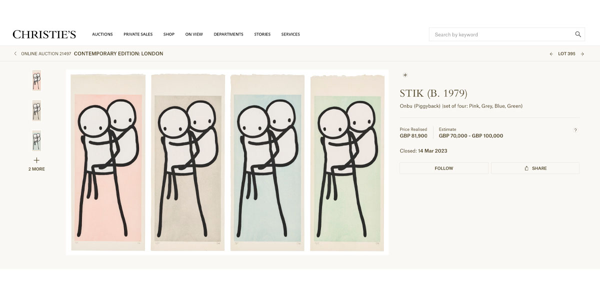 The Five Most Sought After STIK Prints - Mark Littler